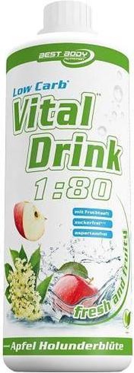 Vital Drink Zerop (1000ml) Black Berry | bol.com