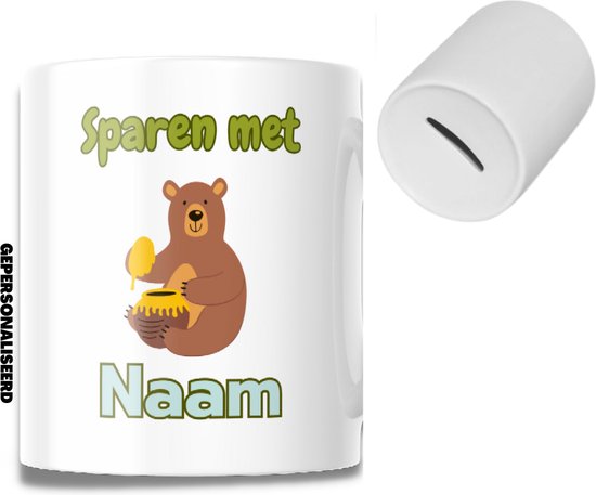 Spaarpot - Dieren - Beer - Jongen - Meisje - Geschenk ...
