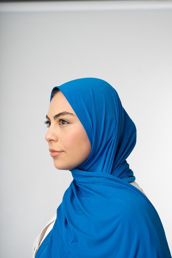 Amaly hoofddoek hijab kleur: ocean blue | bol.com