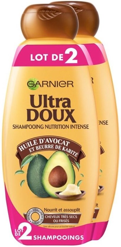 ULTRA DOUX Avocado Voedende Shampoo voor Zeer Droog Haar 400 ml x 4 ...