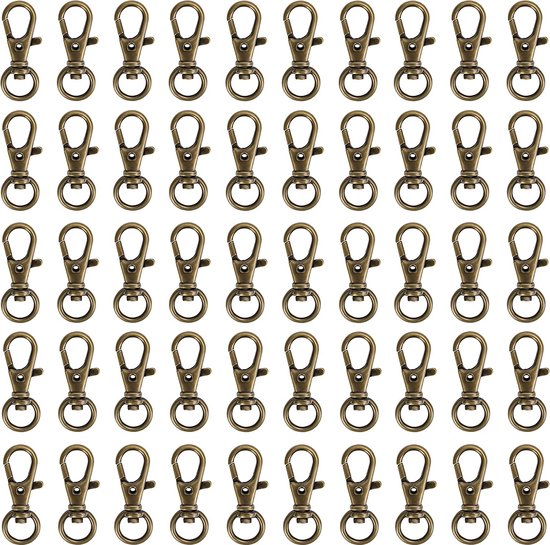 Belle Vous Brons Metalen Mini Swivel Kreeft Klemmen (50 Pak) – 33 mm in ...