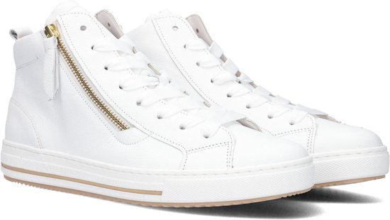 Gabor 505.1 Hoge sneakers - Leren Sneaker - Dames - Wit - Maat 39 | bol.com