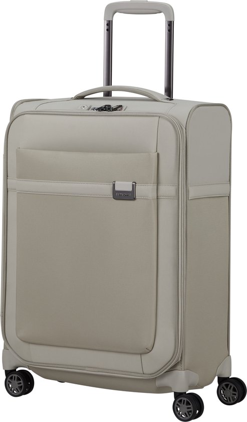 Samsonite Reiskoffer - Airea Spinner (4 wielen) Handbagage 55 cm - Sand ...