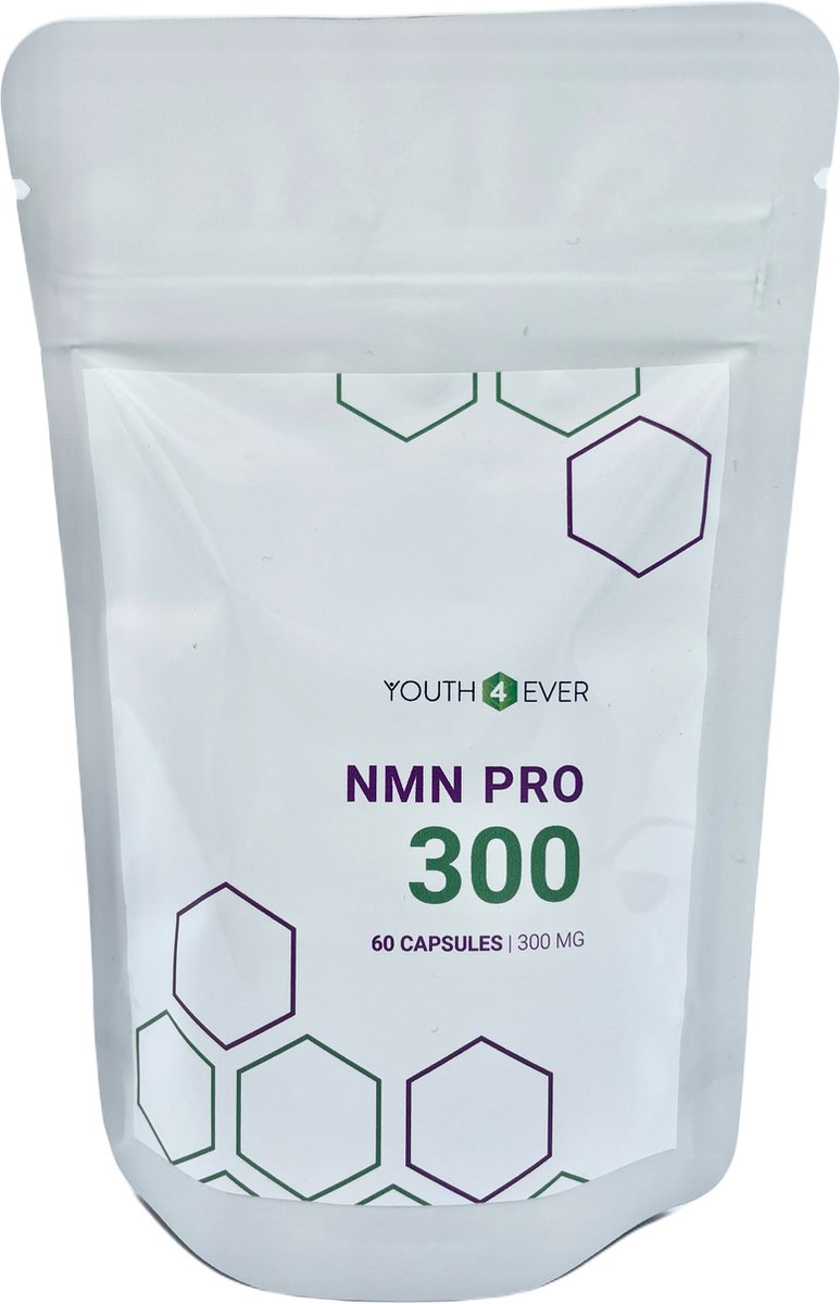 NMN supplement - NMN PRO 300 - 99% puur - 36 gram NMN - 120 maagzuurbestendige capsules | bol.