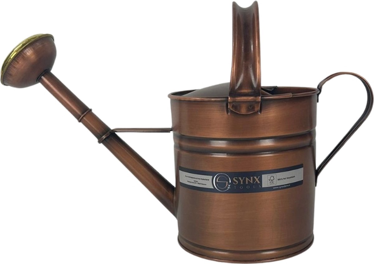 Synx Tools Gieter Koper 5 Liter - Metaal - 5L - Gieters - gieters voor ...