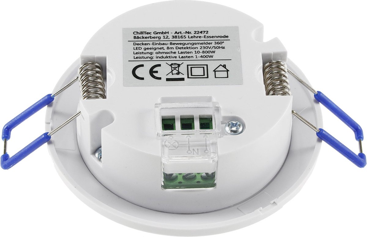 Inbouw Bewegingsmelder IP20 - Bewegingssensor voor binnen met ...