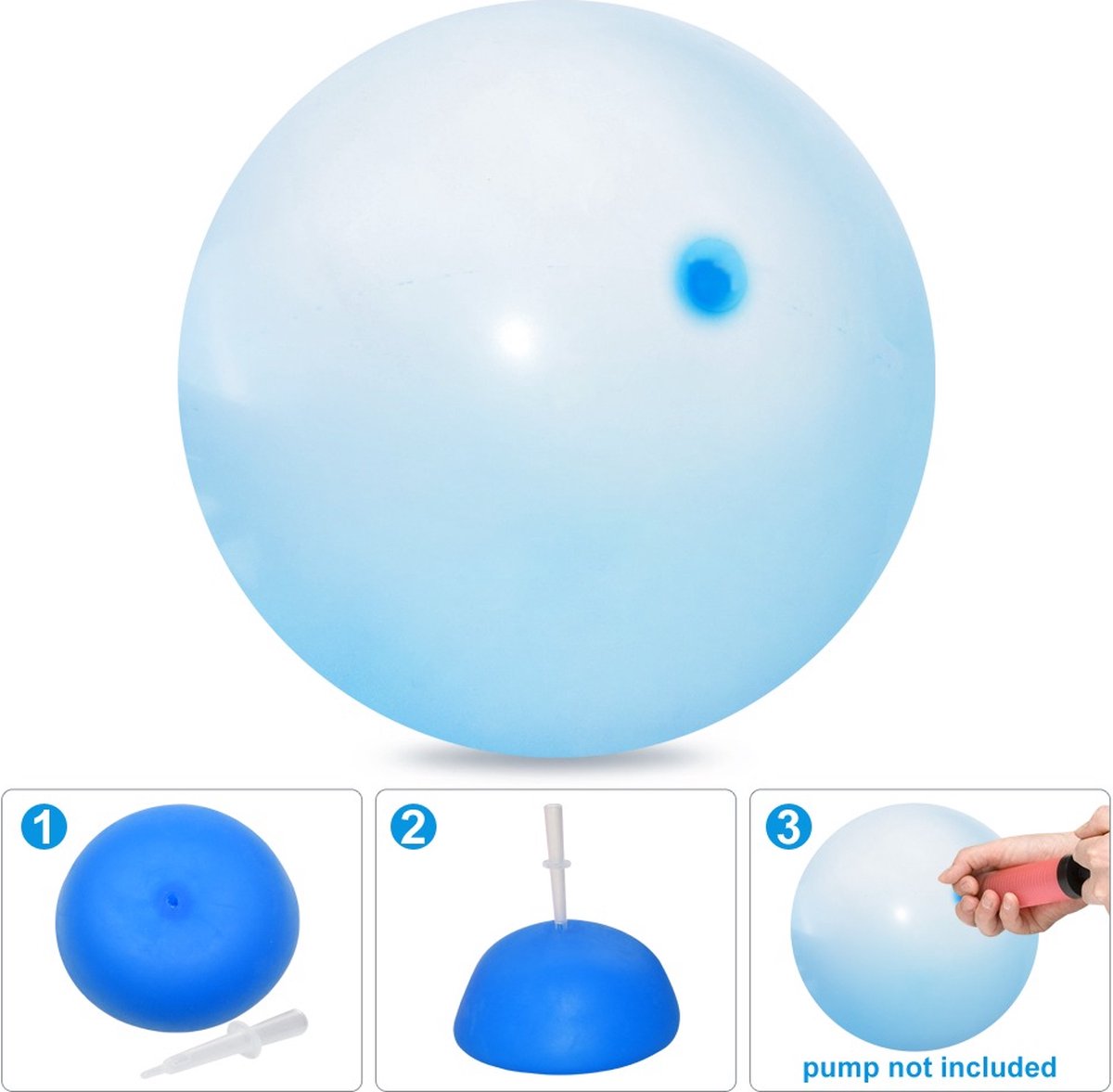 Ballon - 70 cm - Kids bubble ball ballon - opblaasbare bal - games ...