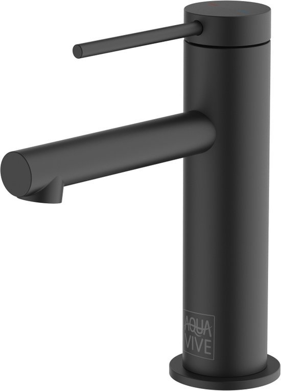 Mitigeur Lavabo AquaVive Eco Irminio Low Zwart | bol