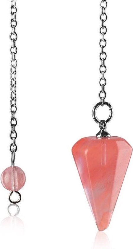 Watermeloen Kwarts Pendel - Pendels Spiritueel - Pendelen - Pendel ...