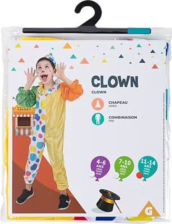 Kinderkostuum Clown - 4-6 Jaar | bol