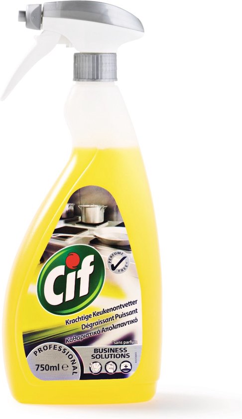 Keukenontvetter cif professional spray 750ml | bol
