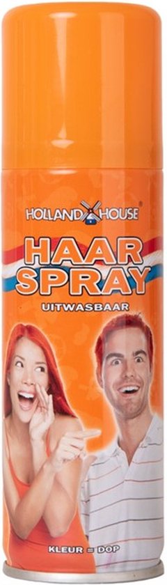 Haarspray oranje 125 ml. | bol.com