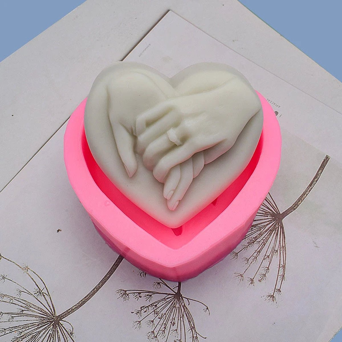 Kaars mal - Siliconen mal - Zelf kaarsen maken - Gips gieten - Zeepjes ...