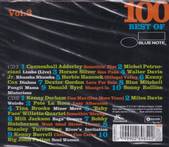 Best Of Blue Note 100 Volume 3, various artists | Muziek | bol