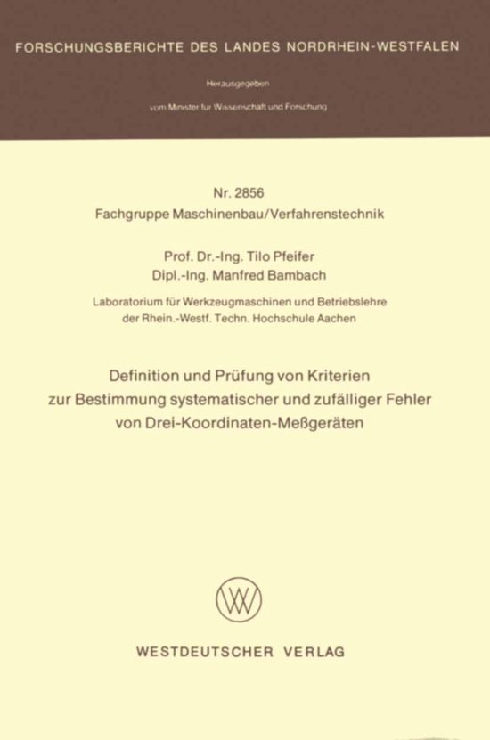 Definition Und Prüfung Von Kriterien Zur Bestimmung Systematischer Und ...