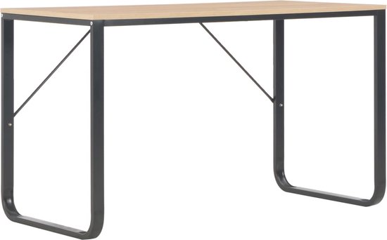 Maison Exclusive - Bureau informatique 120x60x73 cm noir et chêne | bol.com