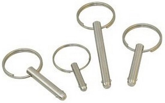 Borstbout met kogelsnapper RVS - 51mm | bol