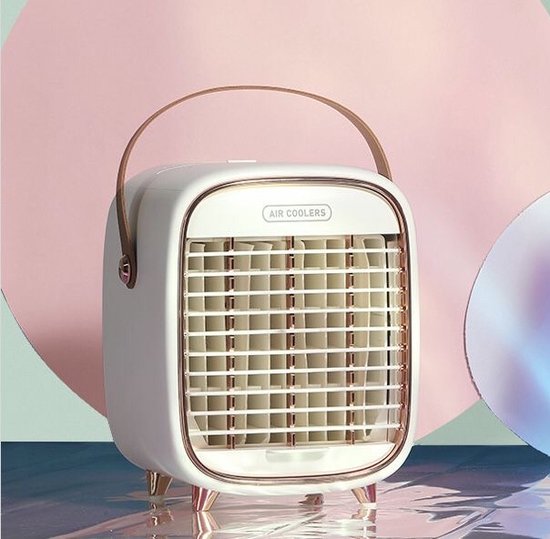 Mini Airco - Wit - Aircooler - Luchtkoeler - Airconditioning - Tafel ...