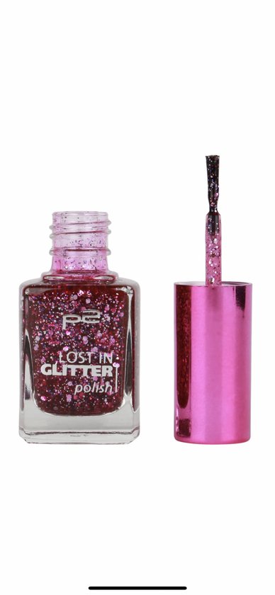 P2 Cosmetics EU Lost In Glitter Nagellak 070 go Crazy 11ml | bol