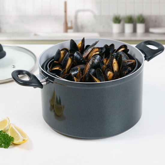 Cerafit Magic Pot, Kookpan met geïntegreerd vergiet - Ø 20 - Zeefpan ...