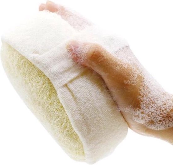 2 Stuks Bad spons - Loofah bad spons - Duurzame spons - Biologische ...