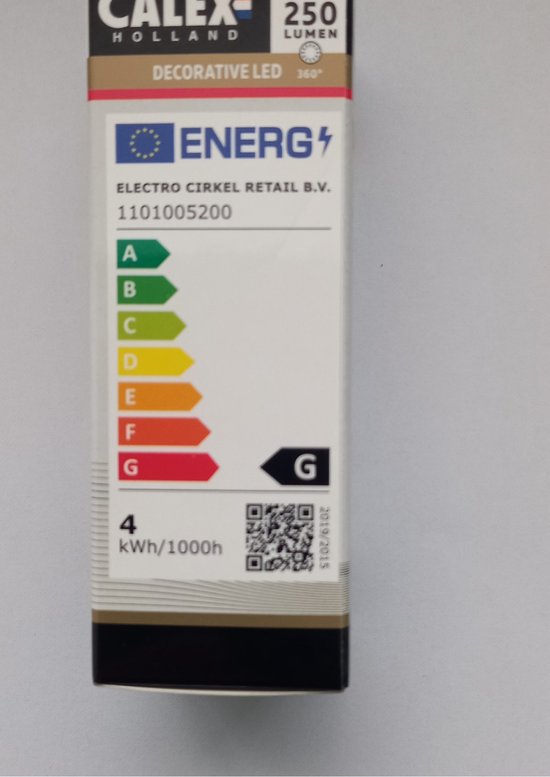 2 stuks Calex LED - Kaarslamp - 3,5W (25W) E14 - Gold - Goud - Dimbaar met Led dimmer | bol