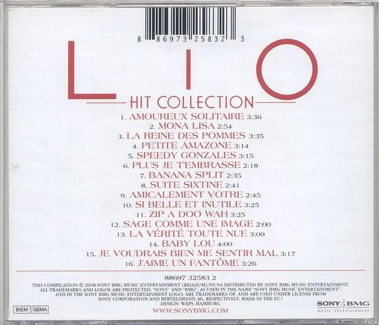 Hit collection, Lio | CD (album) | Muziek | bol.com