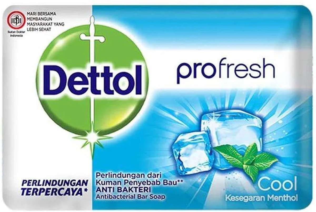 Dettol - Handzeep - Cool Pro Fresh- Mint/Munt - Zeepblok - 100gram | bol.com