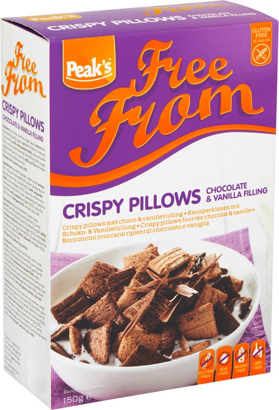 Peak's Crispy pillows glutenvrij 150 gram | bol