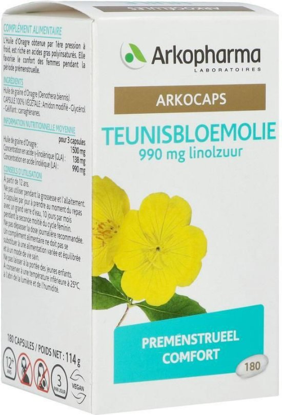 Arkocaps Teunisbloemolie Capsules 180CP | bol