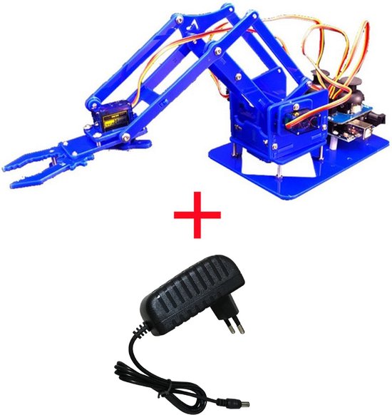 STEM 4 DOF Electro-Mechanische DHZ Robot Arm Speelgoed Manipulator ...