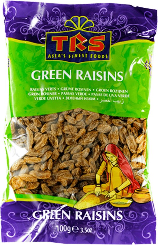 TRS - Groen Rozijnen - Green Raisins - 100g | bol