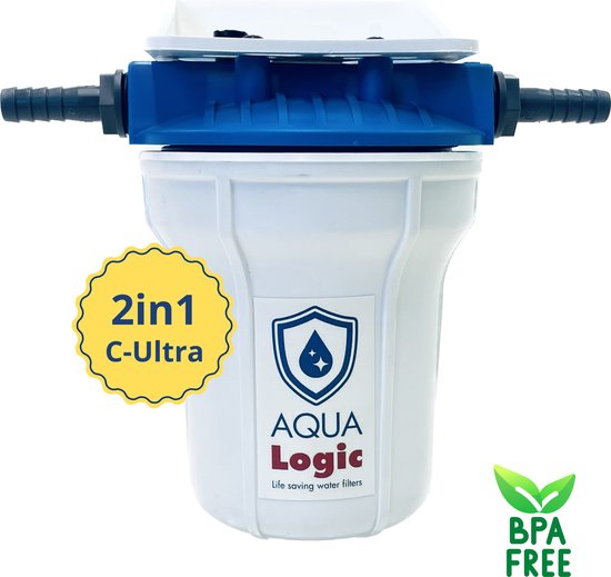 AQUA Logic Inline 3/8 C-Ultra - Camper & Caravan Waterfilter - 0.03mcr - 5 INCH - Gen2 | bol