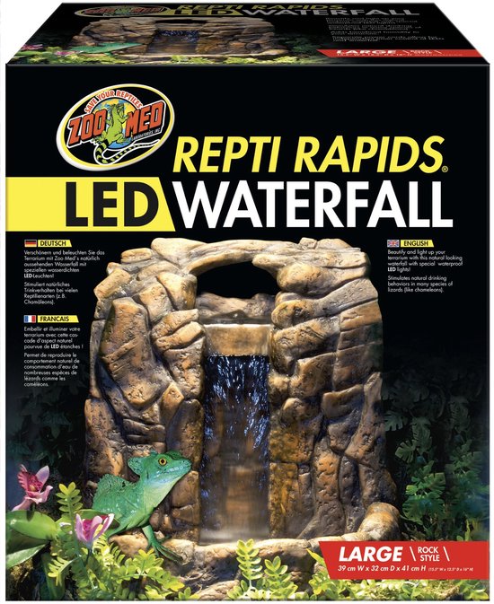 ZM Repti Rapids LED Waterfall Rock Large | bol.com