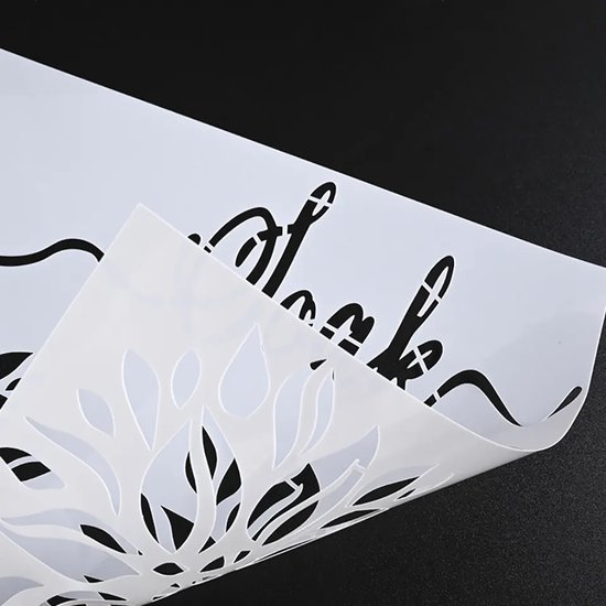 9 Stuks - Bloemen Schilder Sjabloon Set - Herbruikbare Stencils voor ...