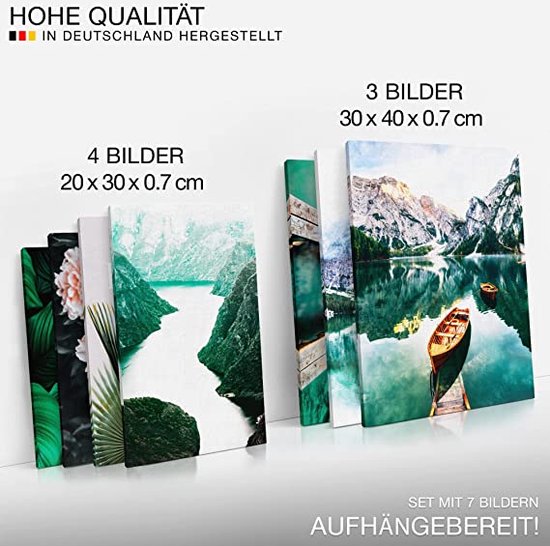 wanddecoratie \ Decoratie Modern \ Foto Muur set \ 3d Photo Wall set 7 ...