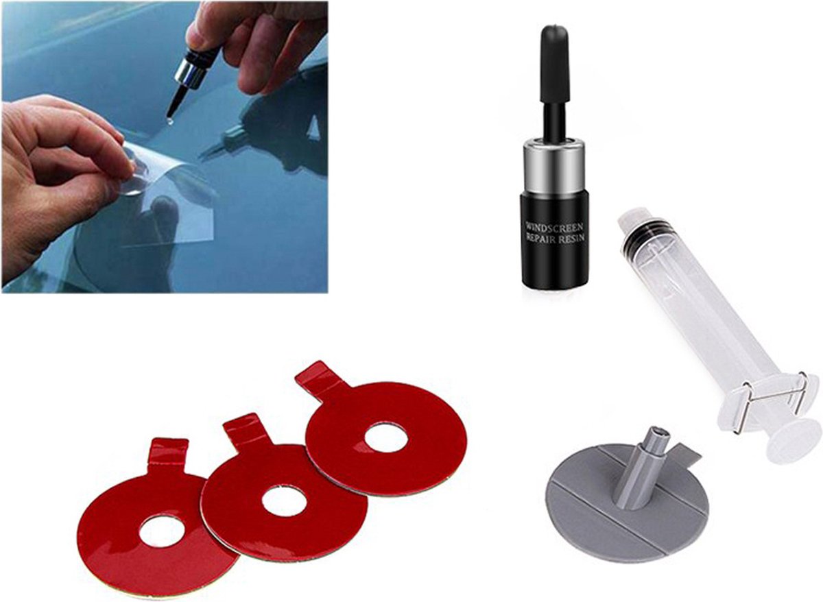 GEAR3000 autoruit reparatie set - reparatie kit auto | bol