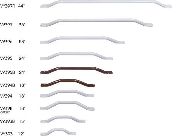 Aidapt Kozijnbeugel - 45cm - Wit | bol