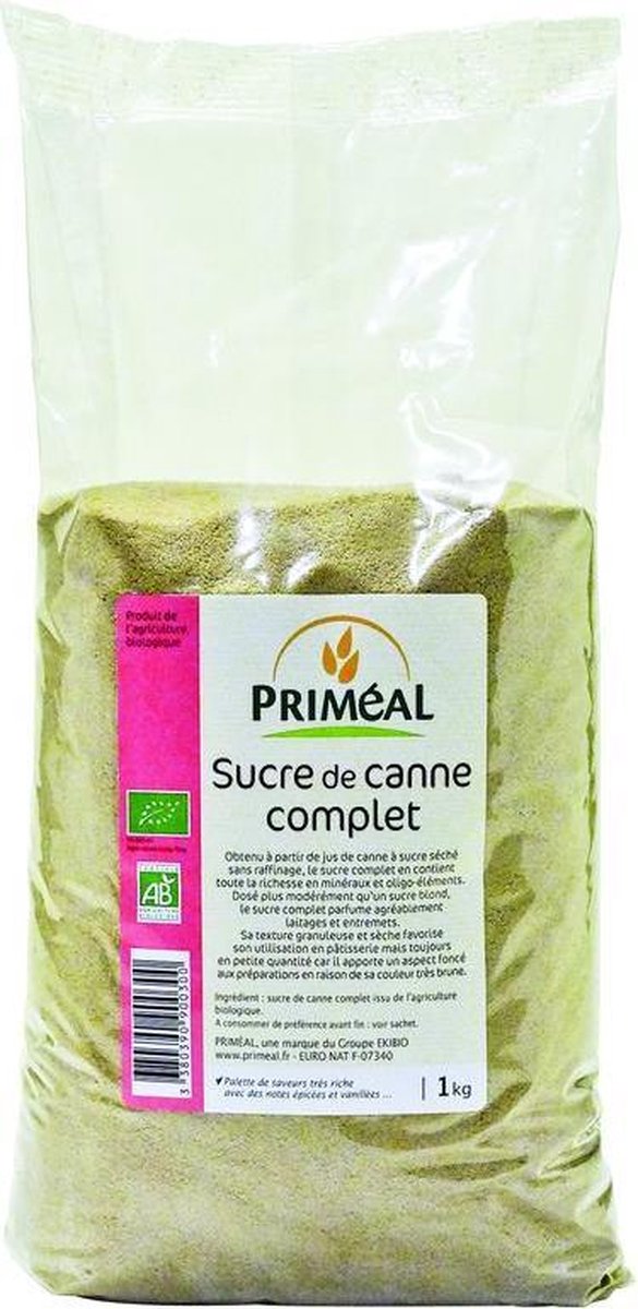 Primeal Ruwe rietsuiker 1 kg | bol.com