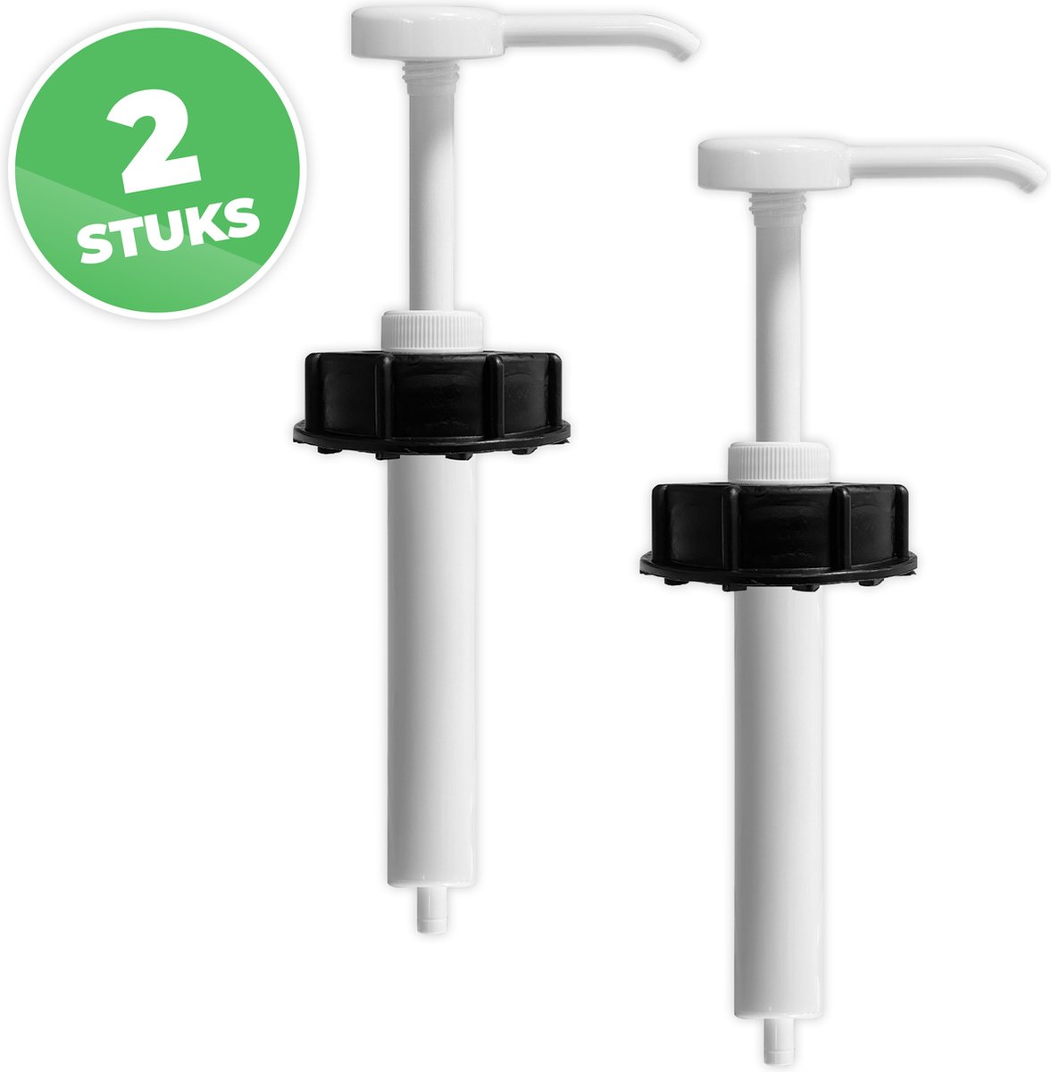 Pomp jerrycan - DIN 51 - 2 stuks - Voor 5 & 10 liter jerrycans - Jerrycanpomp DIN51 | bol.com