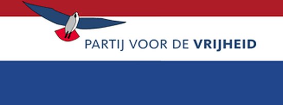 PVV Vlag - Partij voor de Vrijheid Vlag - 150 x 100 cm | bol