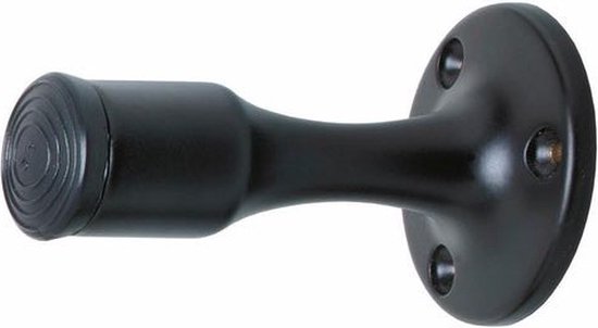 Lavuzo Deurstopper Muur Zwart 90 mm | Per Stuk | Deurbuffer ...