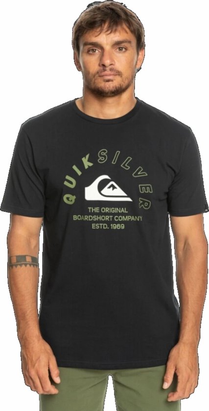 Quiksilver Mixed Signals Heren T-shirt Eqyzt07276-kvj0 - Kleur Zwart - Maat L | bol.com