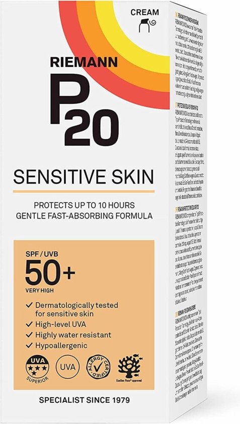 P20 Sensitive SPF 50+ Lotion - 2 x 200 ml - Voordeelverpakking | bol