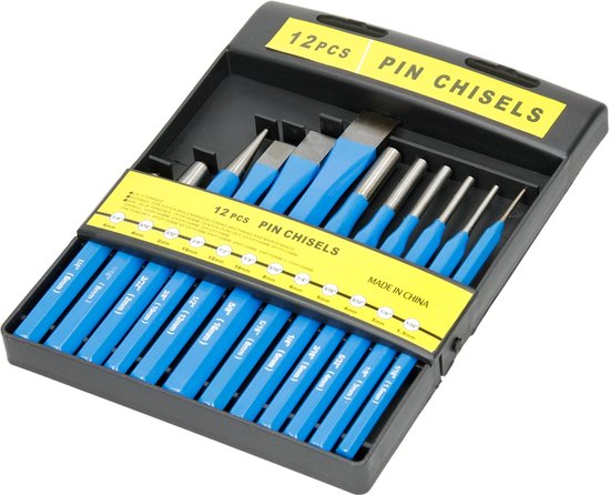 Beitelvormige ponsen Stiftset 12 stuks | bol.com