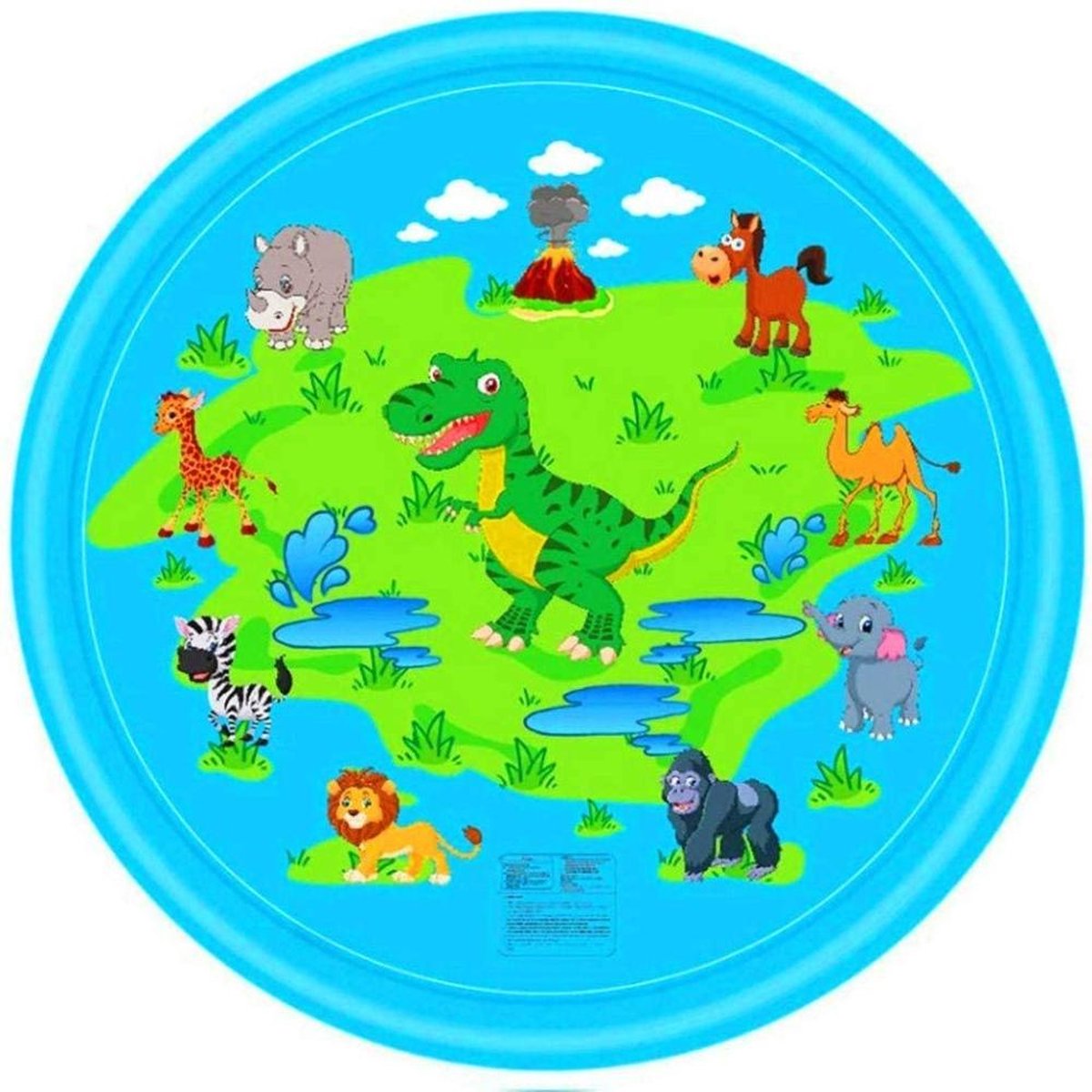 Watermat Dino met sproeier | bol