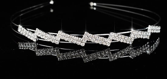 Bruidsmode, haarmode gala feest tiara zilver | bol