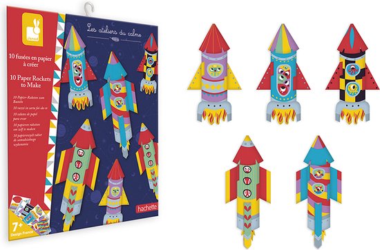 Janod Les Ateliers Du Calme - Maak 10 Raketten - Inclusief ...