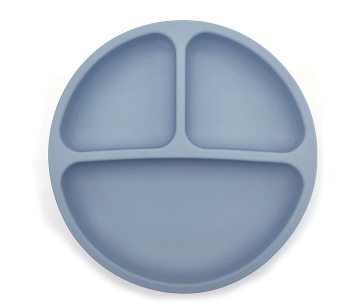 Baby Siliconen Bordje Grijs - Bordjes Met Zuig Grip Voor Avondeten ...