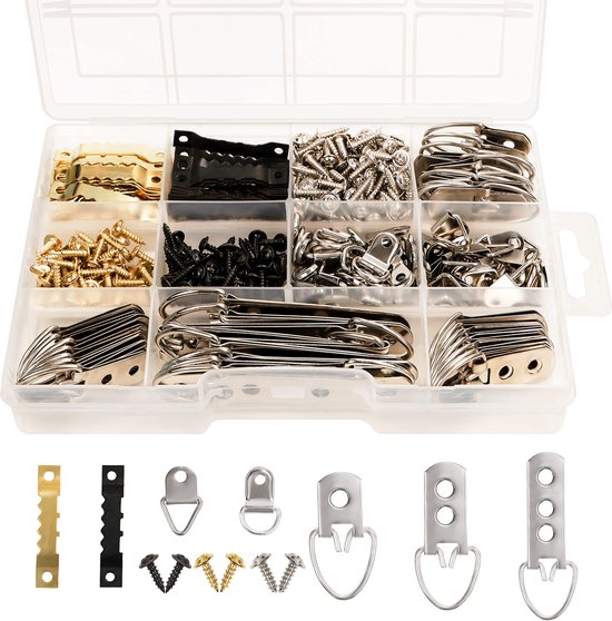 Belle Vous Foto Ophang Kit (415 Pak) Zware Kwaliteit Zaagtand Materiaal ...